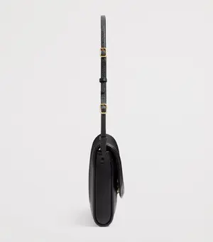 Valentino Garavani Leather Shoulder Bag - Black