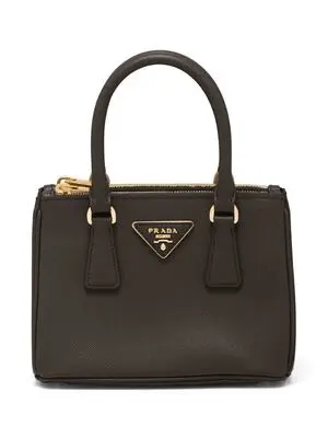 Prada Gallery Saffiano Leather Mini Bag - Black
