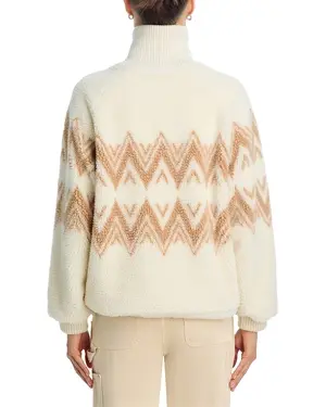 Varley Hendrik Half Zip Sweater - Egret