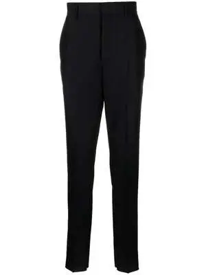 Prada Mid-Rise Tailored Trousers - Blue