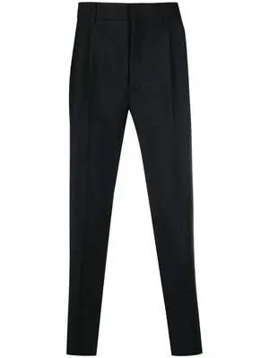 Prada Mohair-Wool Tailored Trousers - Black
