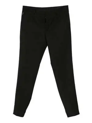 Prada Straight Leg Wool Trousers - Black