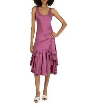 Secret Pon-pon Gathered Day Dresses