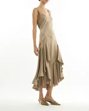 SECRET PON-PON Evelyn Dress - Taupe