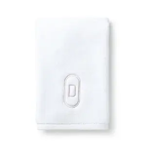 DOMANI HOME Monogram Guest Towel, D - White