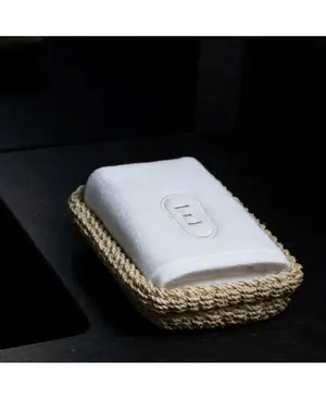 DOMANI HOME Monogram Guest Towel, E