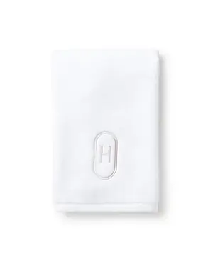 DOMANI HOME Monogram Guest Towel, H - White