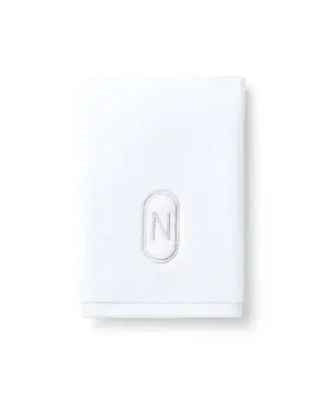DOMANI HOME Monogram Guest Towel, N - White