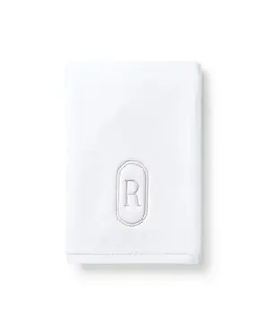 DOMANI HOME Monogram Guest Towel, R - White