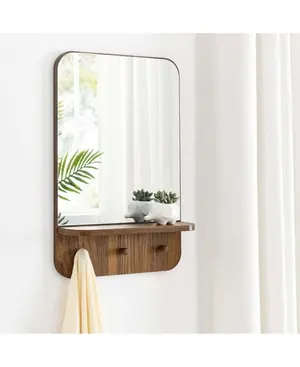 MODWAY Lumina Mirror - Walnut