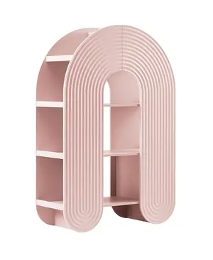 MODWAY Daydream 58 Arched Bookshelf - Soft Pink