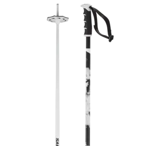 SALOMON Salomon Steep Ski Poles White/black