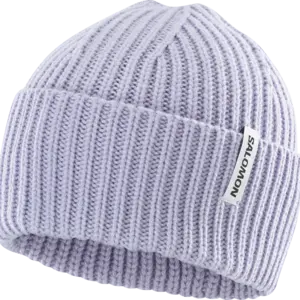 SALOMON Ribbed Beanie Cosmic Sky