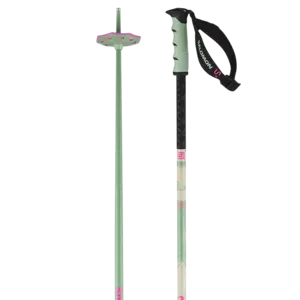 SALOMON Steep Pro S3 Ski Poles - Iceberg Green