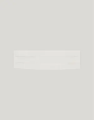 Canali Silk Cummerbund - White