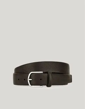 Canali Deerskin Belt - Brown