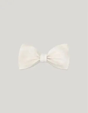 Canali Silk Bow Tie - White