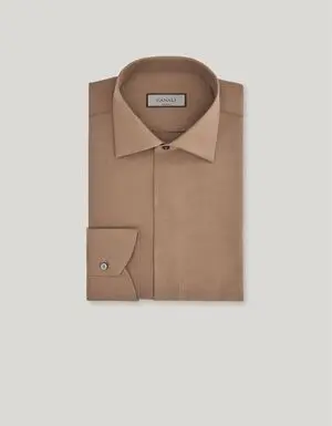 Canali Regular Fit Shirt In Silk