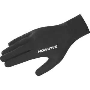 SALOMON Merino Running Gloves - Deep Black