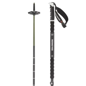 SALOMON Steep Prime Vario S3 Ski Poles - Black / White
