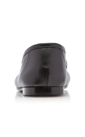 Balenciaga City Leather Ballet Flats - Black