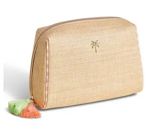 SPARTINA 449 Large Cosmetic Pouch With Tassel Detail