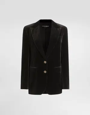 Women's Black Velvet Jackets