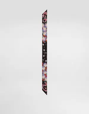 Dolce & Gabbana Floral-print Silk Twill Bandeau - Multicolor