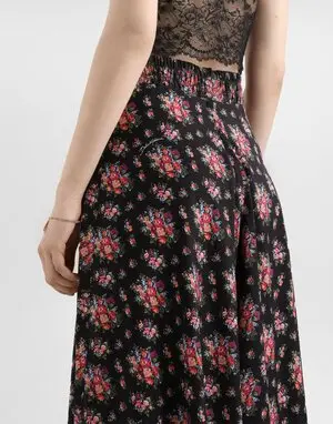 Dolce & Gabbana Floral Printed Skirt