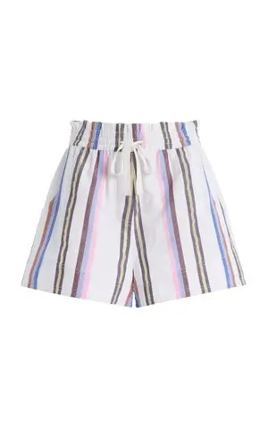 ILIO NEMA Remus Striped Cotton Shorts