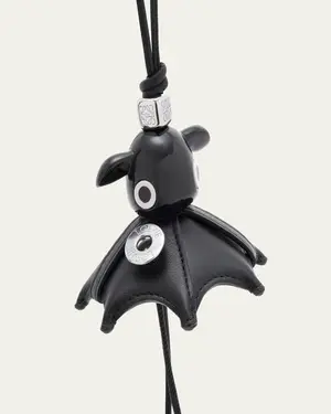 Loewe Biker Puzz Leather Keychain Purse Charm