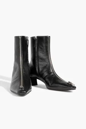 GIUSEPPE ZANOTTI Oraine 45 Leather Ankle Boots
