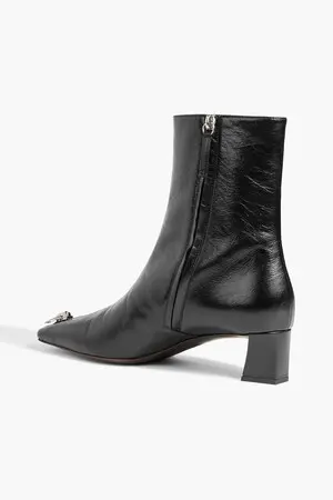 GIUSEPPE ZANOTTI Oraine 45 Leather Ankle Boots