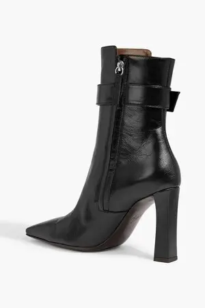 GIUSEPPE ZANOTTI Seattle 90 Buckled Leather Ankle Boots