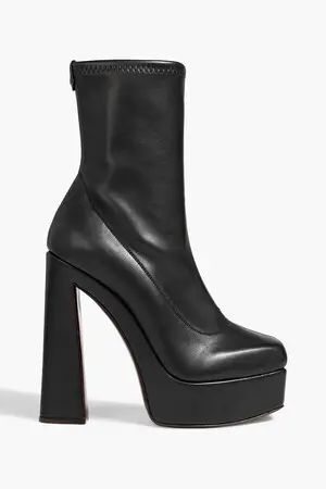 GIUSEPPE ZANOTTI Aureliee Stretch-leather Platform Sock Boots