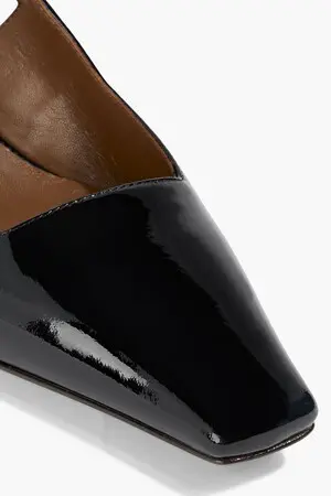 GIUSEPPE ZANOTTI Brendha 45 Patent-leather Slingback Pumps