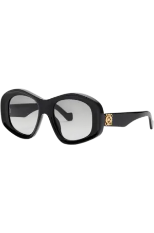 Loewe Beveled Pentagon Sunglasses Black