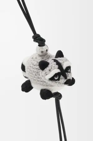 Loewe Raccoon Charm - Grey