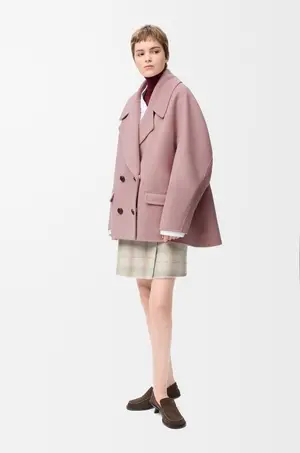 Women's Pink Wool Coats