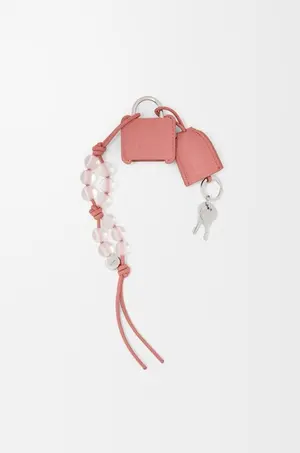 Loewe Amazona Padlock Charm - Blush
