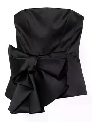 Viktor & Rolf Bow-embellished Top - Black