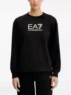 EA7 Logo-print Tracksuit - Black