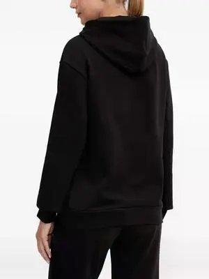 EA7 Logo-print Hoodie - Black