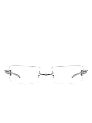 GENTLE MONSTER Paranoyd 02 Rimless Glasses - Silver