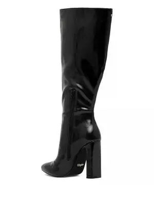 BUFFALO 110mm July Pointed Boots - Black