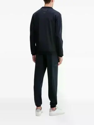 EA7 Logo-detail Drawstring Tracksuit Set
