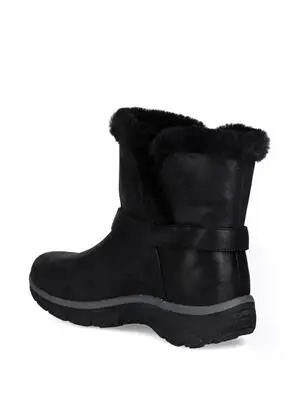 Sketchers Fur-trim Buckle Boots