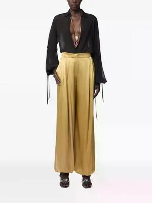Nina Ricci Pleated Palazzo Pants