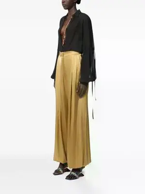 Nina Ricci Pleated Palazzo Pants