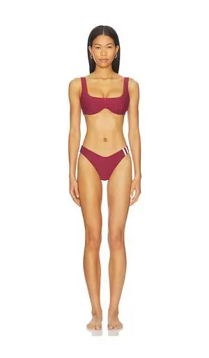 MONTCE Sporty Kaia Bikini Top - Maroon